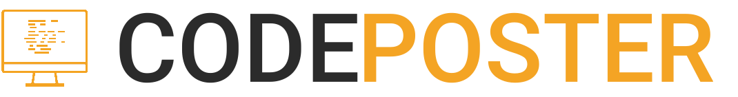 Code Poster - Create beautiful posters to show off your projects in minutes